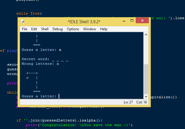 Save The Man Word Game In Python Free Source Code Sourcecodester